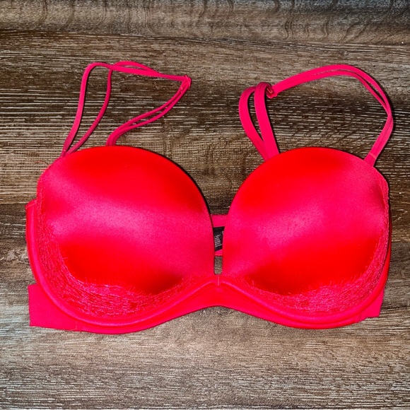 Victoria's Secret | Intimates & Sleepwear | Victorias Secret Red Push ...